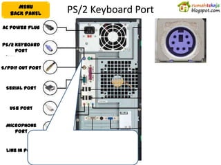 Hardware back panel-port | PPTX