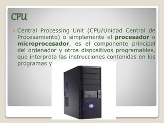 Hardware (basico) | PPTX