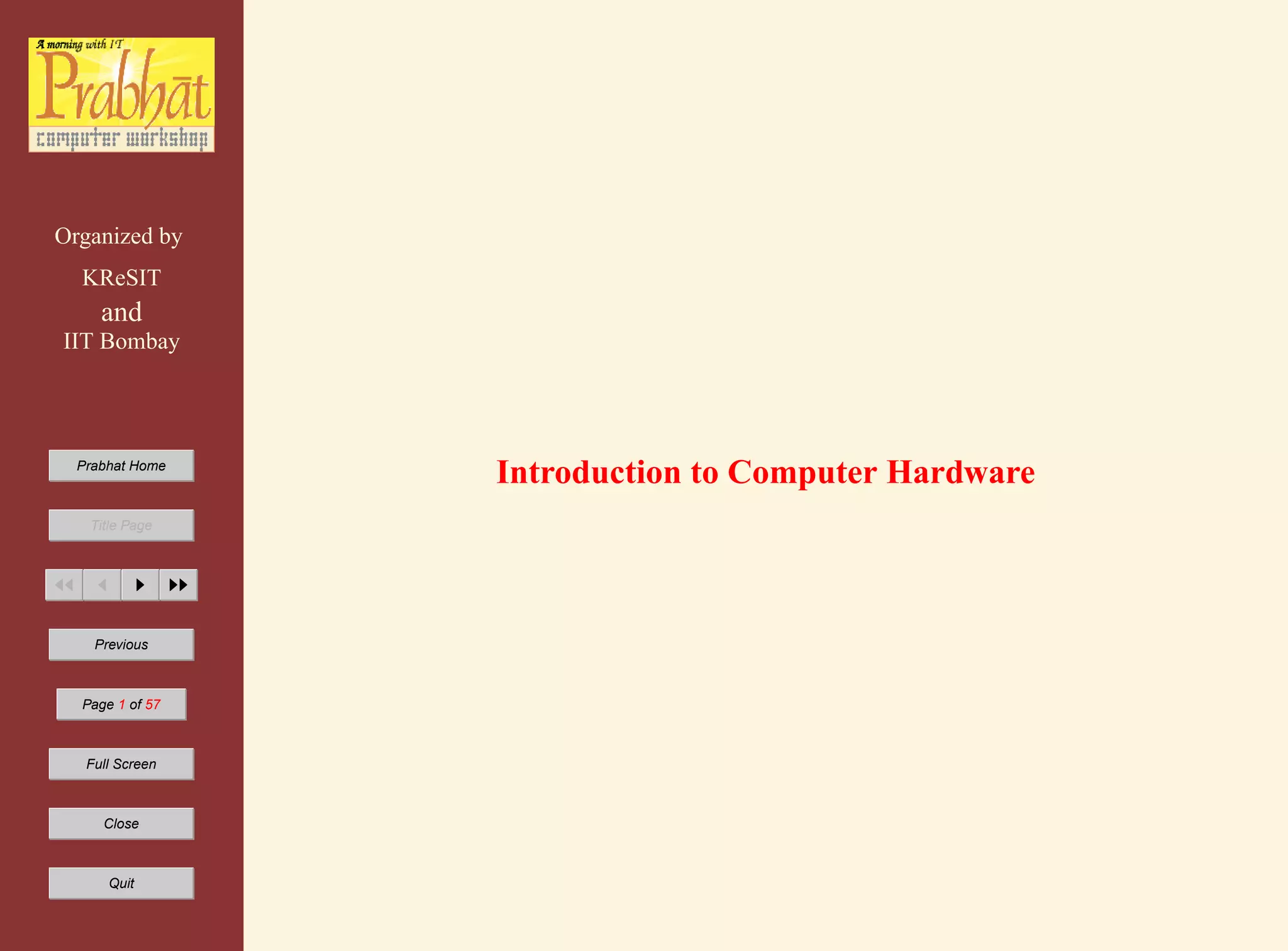 Computer Hardware Basics (Components to be understand) | PPT
