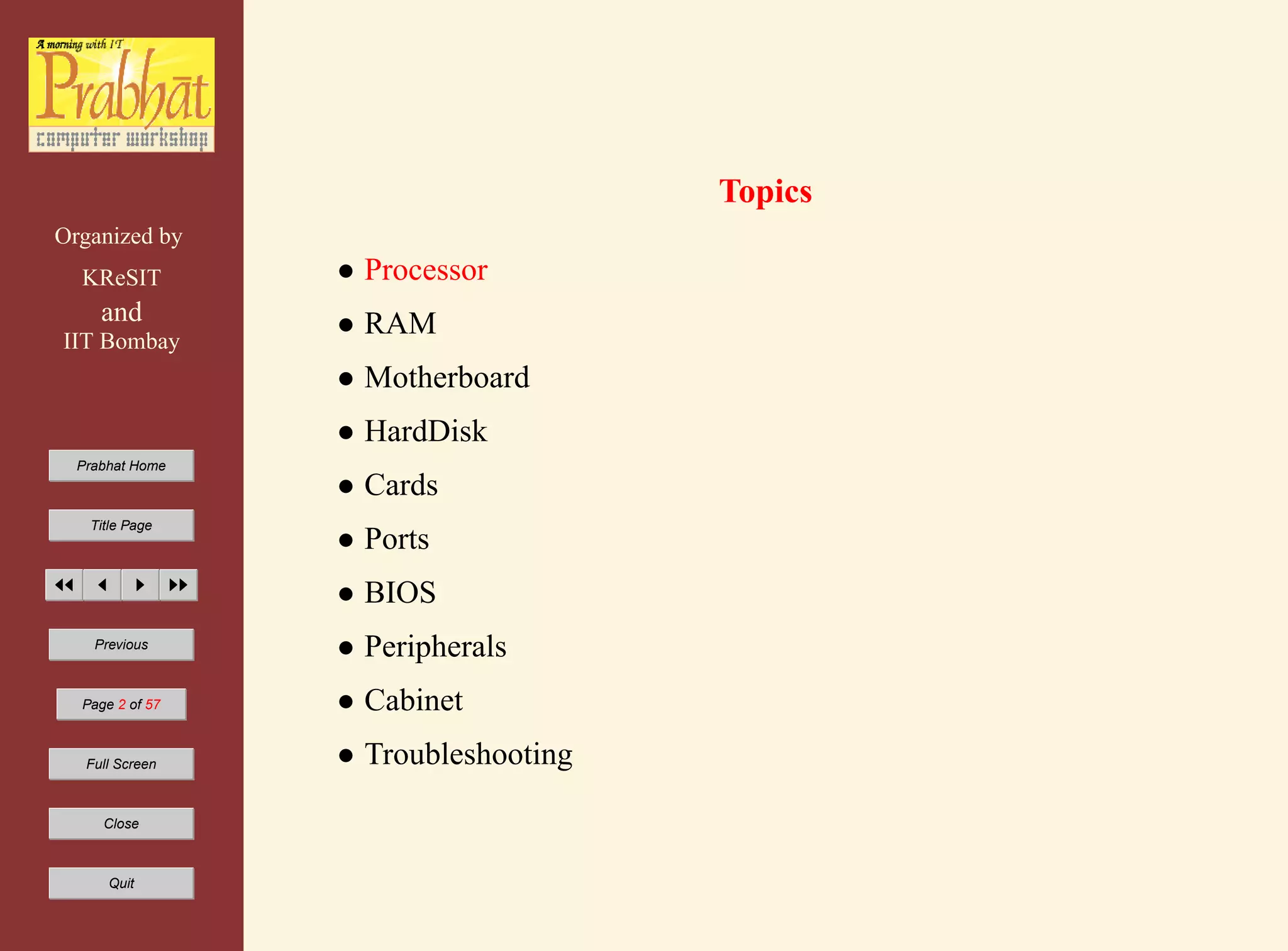 Computer Hardware Basics (Components to be understand) | PPT
