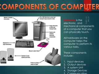 Hardware components | PPT