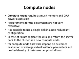 Hardware considerations for different node types | PPTX