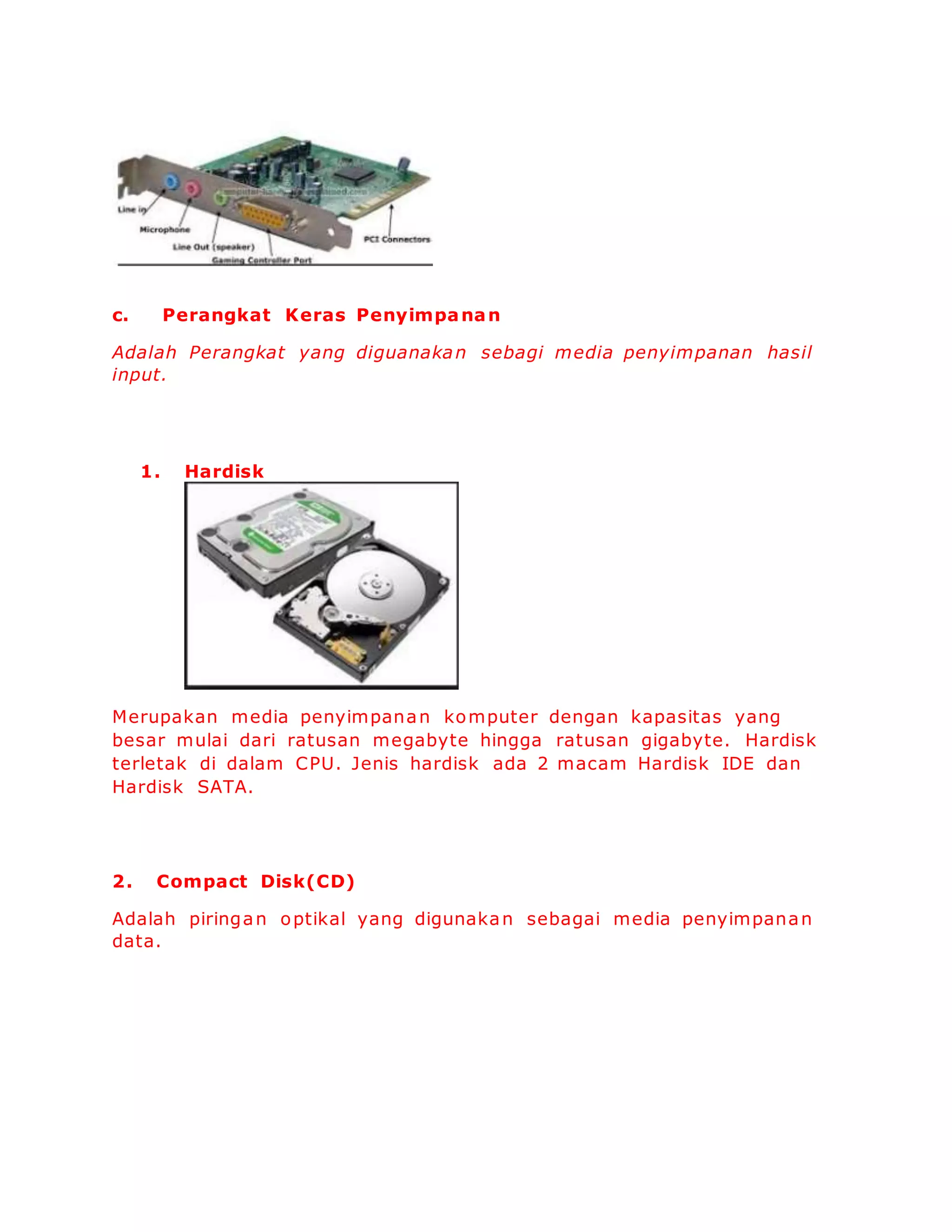 Hardware dan software | DOCX