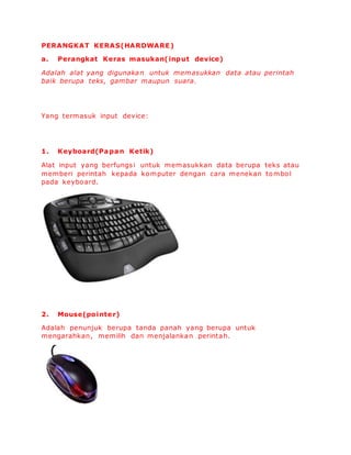 Hardware dan software | DOCX