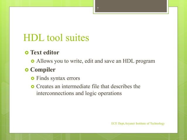 Hardware description languages | PPTX | Desktop Publishing | Computer Software and Applications