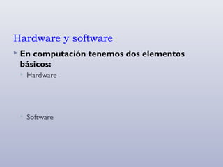 Hardware de una computadora | PPT