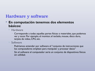 Hardware de una computadora | PPT