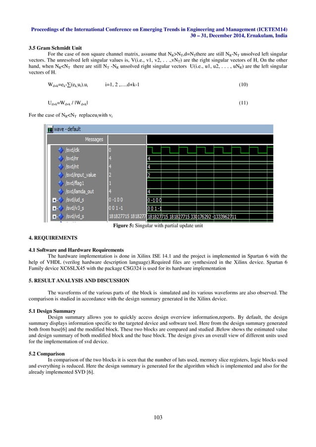 Hardware efficient singular value decomposition in mimo ofdm system | PDF