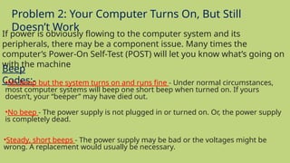 HARDWARE FAULTS IN COMPUTER SYSTEM EXPpptx | PPTX
