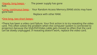 HARDWARE FAULTS IN COMPUTER SYSTEM EXPpptx | PPTX
