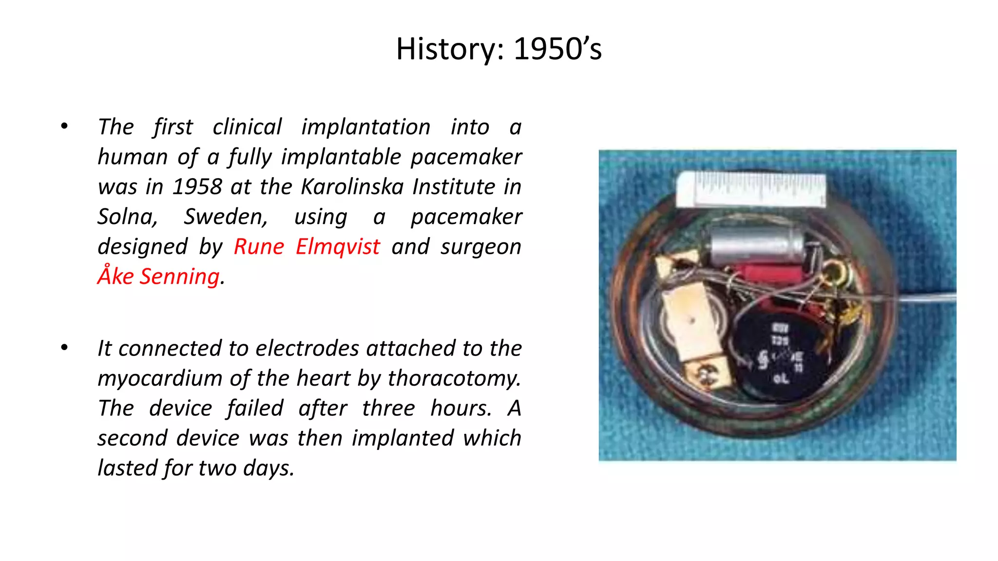 Components of Pacemaker and ICDs - understanding the hardware | PPTX ...