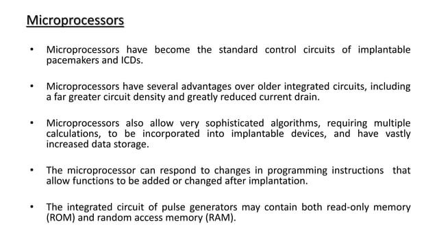 Components of Pacemaker and ICDs - understanding the hardware | PPTX ...