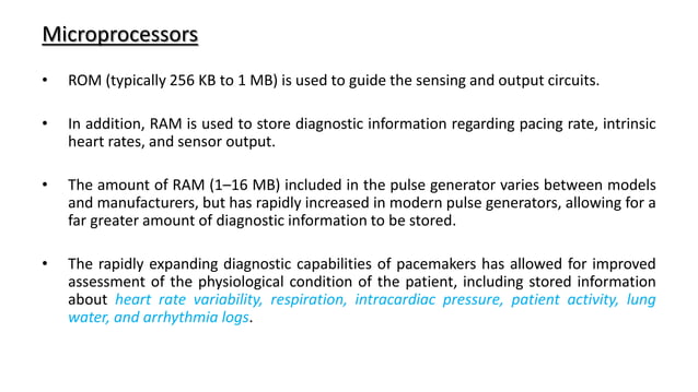 Components of Pacemaker and ICDs - understanding the hardware | PPTX ...