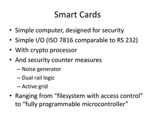 Smart Cards, ePassports, and open source | PPTX