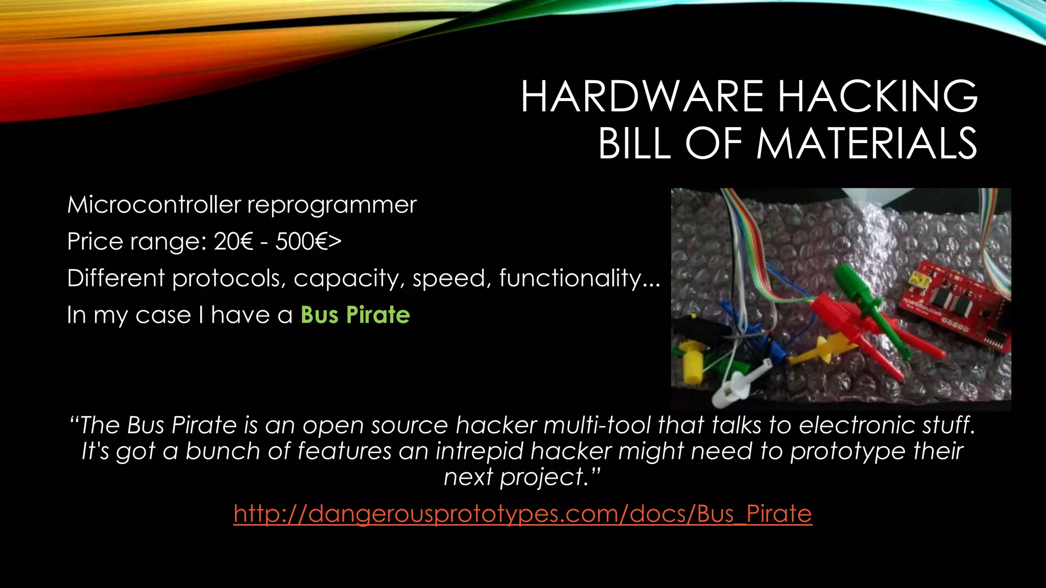 Hardware hacking 101 | PPTX