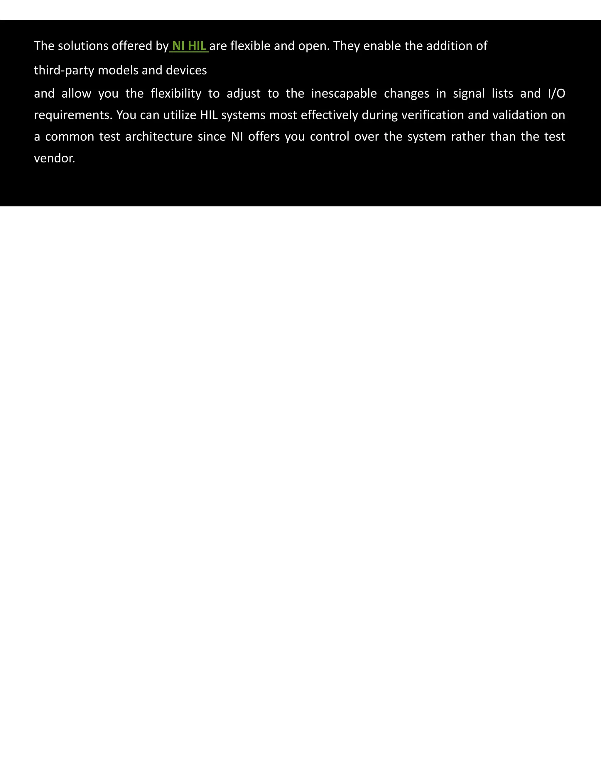 Hardware In Loop Hil Testing Syste For Firmware Testsppt