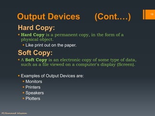 Hardware & Input/Output (I/O) Devices | PPT