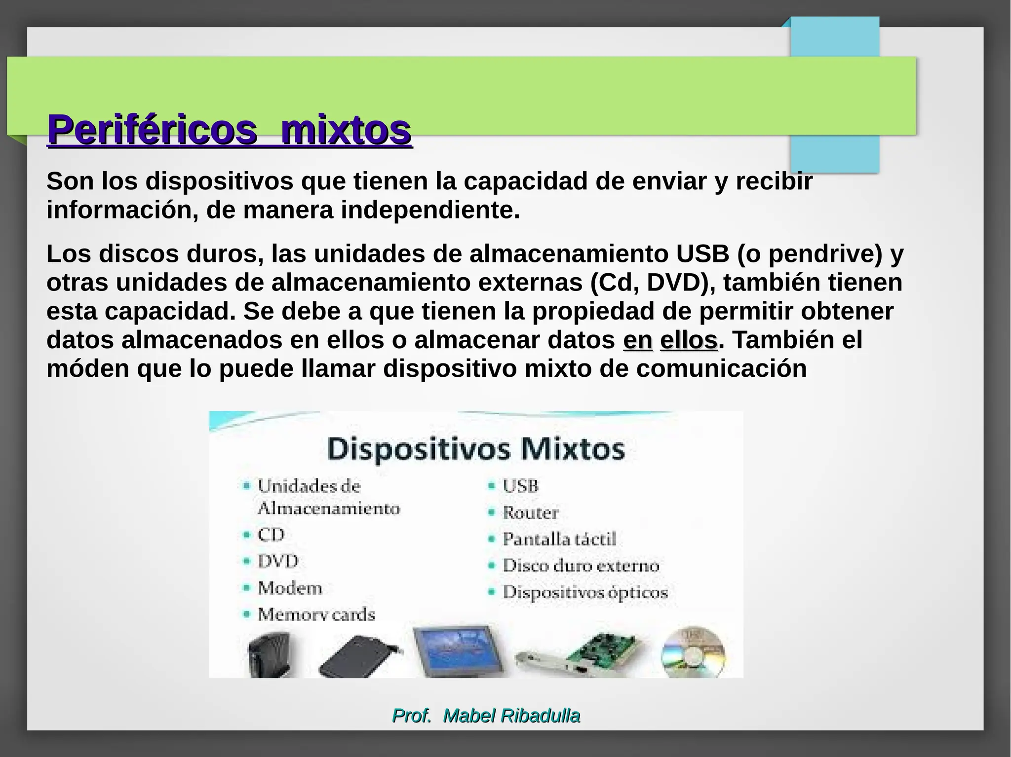Hardware interno y externo computador/a. | PDF