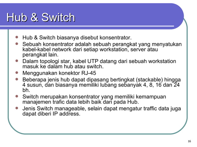 Hardware jaringan | PPT