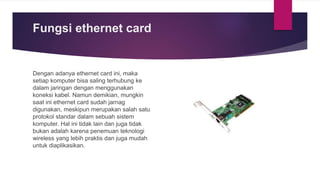 Hardware jaringan general | PPT