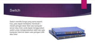 Hardware jaringan general | PPT