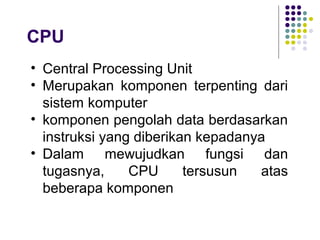 Hardware komputer | PPT