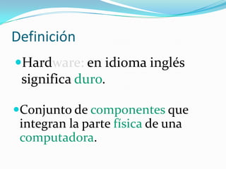 Hardware Básico | PPTX
