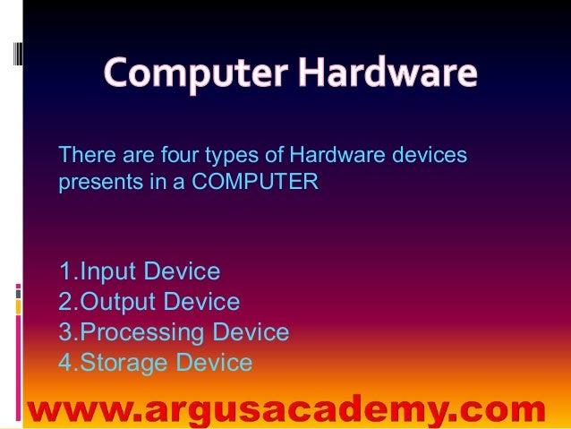 COMPUTER Hardware