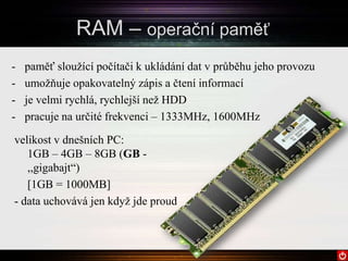 Hardware počítače | PPTX