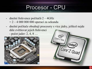 Hardware počítače | PPTX