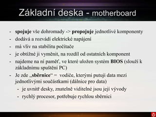 Hardware počítače | PPTX