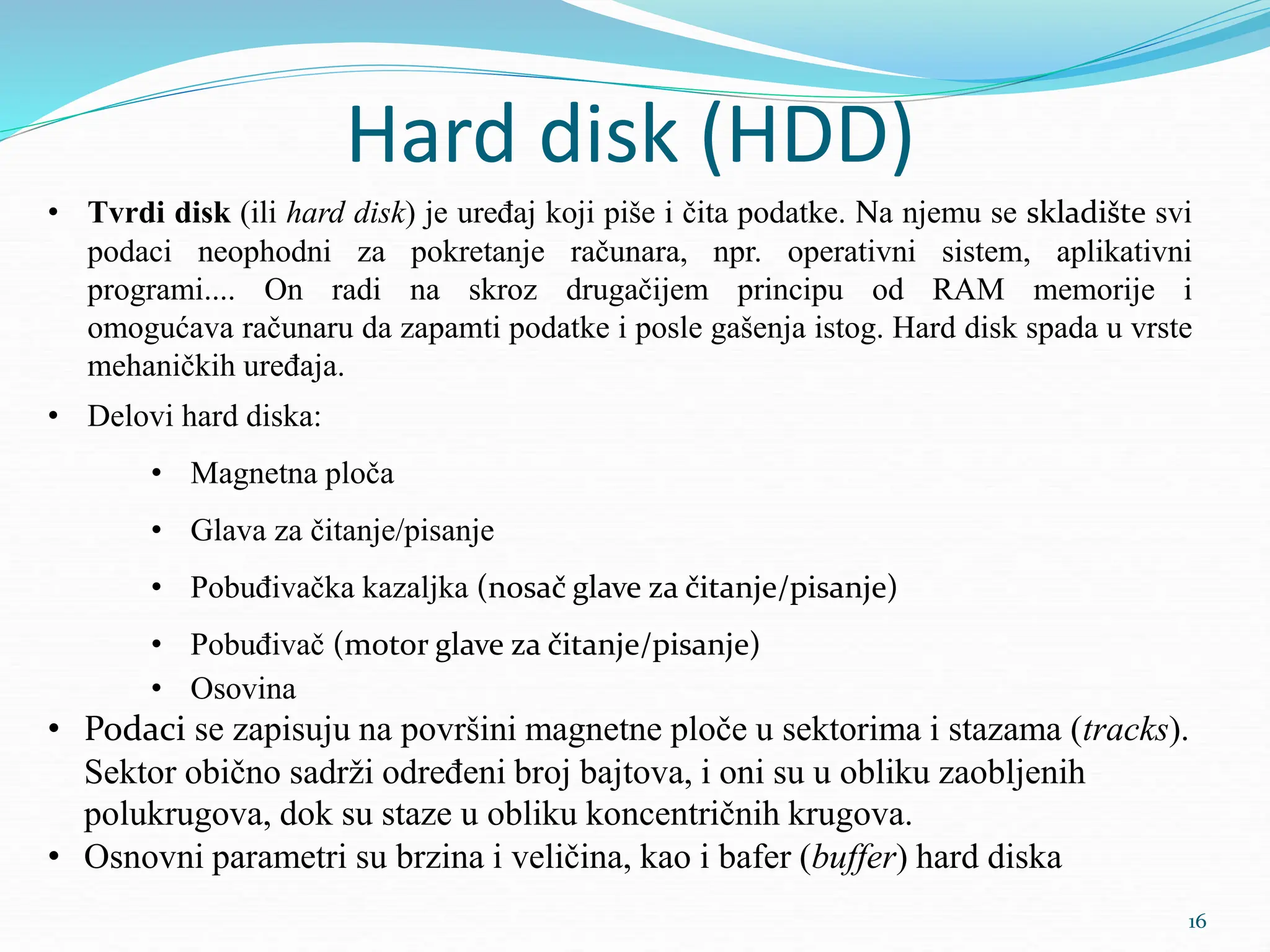 Hardvarske komponente računara | PPT