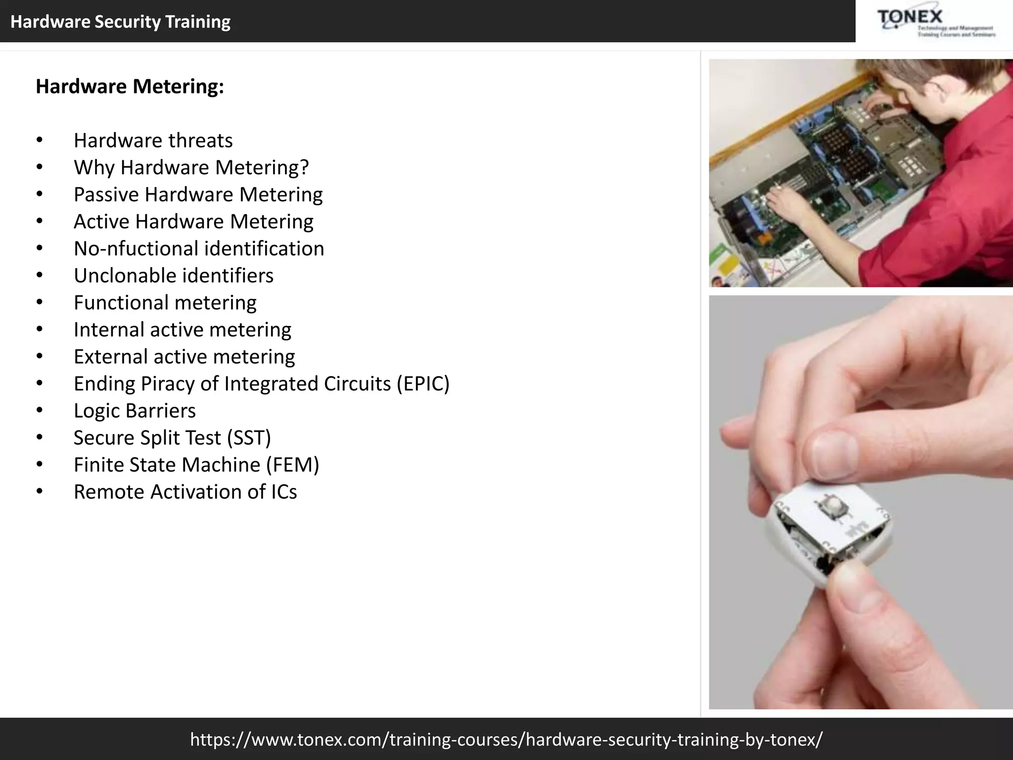Hardware Security Training By TONEX | PPTX | Information and Network ...