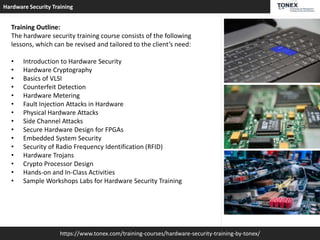Hardware Security Training By TONEX | PPT