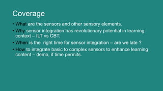 IoT in E-Learning - Hardware sensor integration for mobile learning | PPT