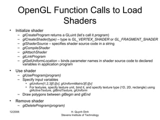 Hardware Shaders | PPT