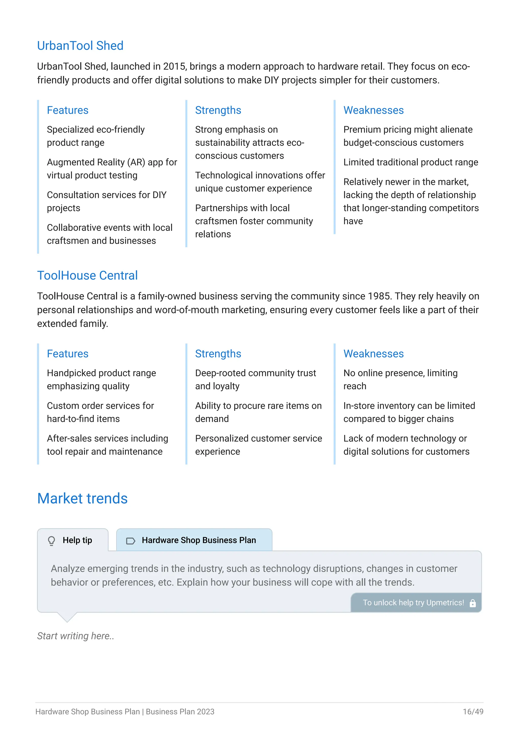Hardware Shop Business Plan Example .pdf