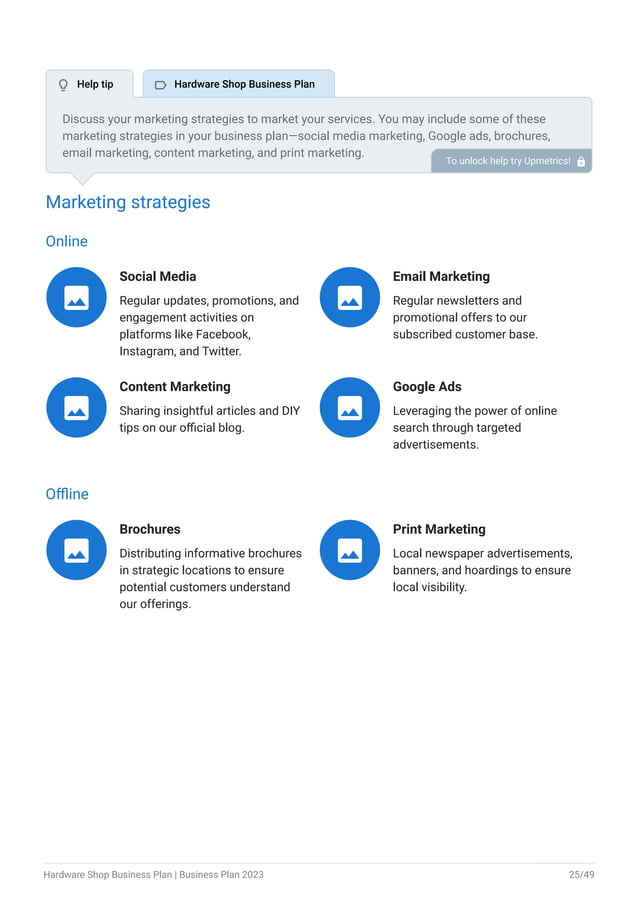 Hardware Shop Business Plan Example .pdf | Business Accounting ...