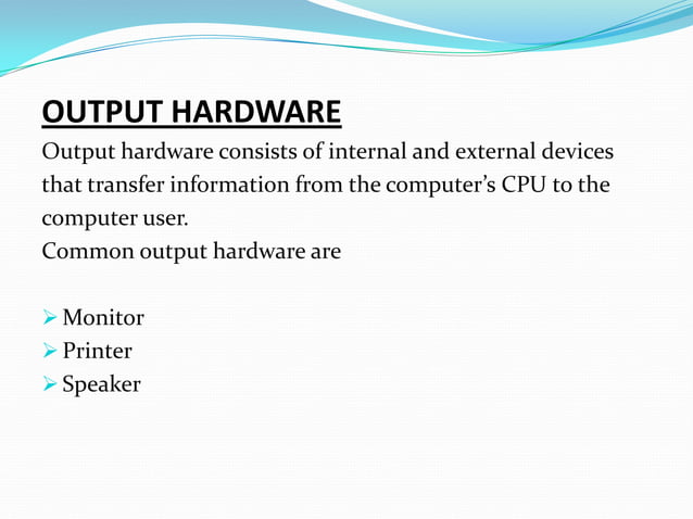Hardware & Software | PPTX
