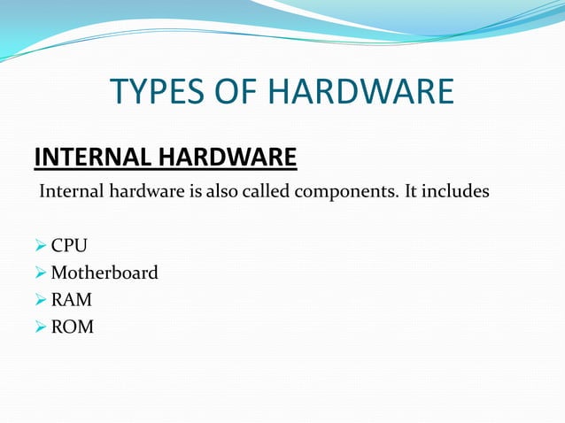 Hardware & Software | PPTX