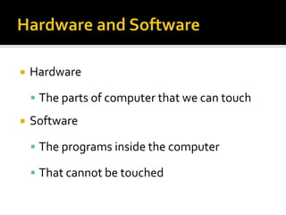 Hardware software | PPT