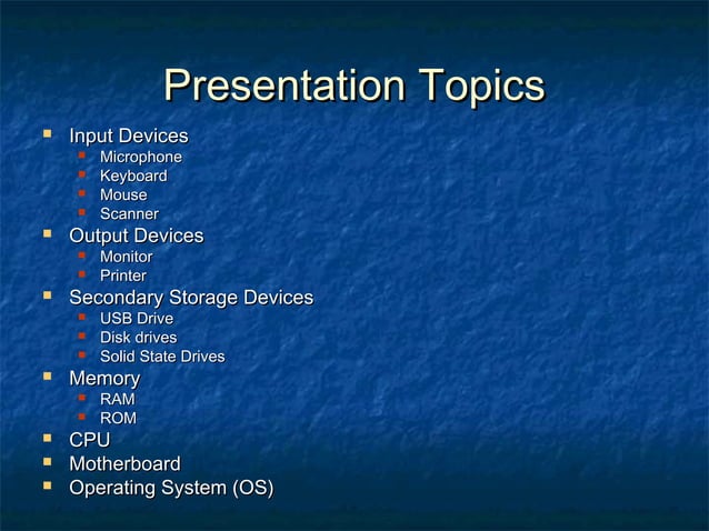 Hardware vs. Software Presentations | PPT