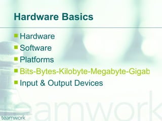 Hardware-Software Review | PPT