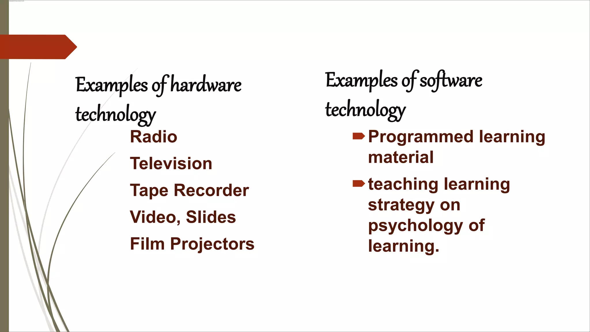 Hardware software approach of Educational Technology | PPTX