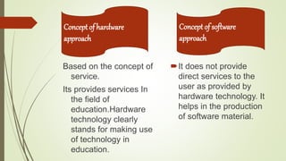 Hardware software approach of Educational Technology | PPTX
