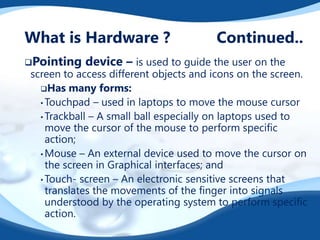 Hardware software comparisom | PPTX | Operating Systems | Computer ...