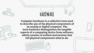 Hardware & software in multimedia | PPTX