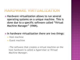Hardware virtualization basic | PPT