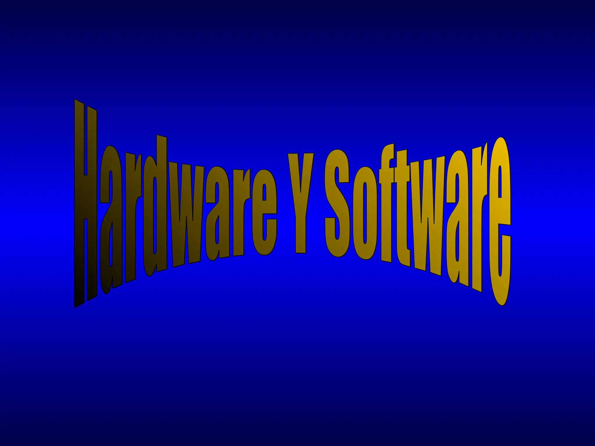 Hardware y Software Presentación Completa | PPT