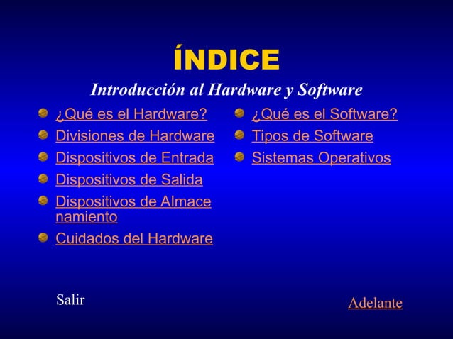 Hardware y Software Presentación Completa | PPT | Computer Peripherals | Computing